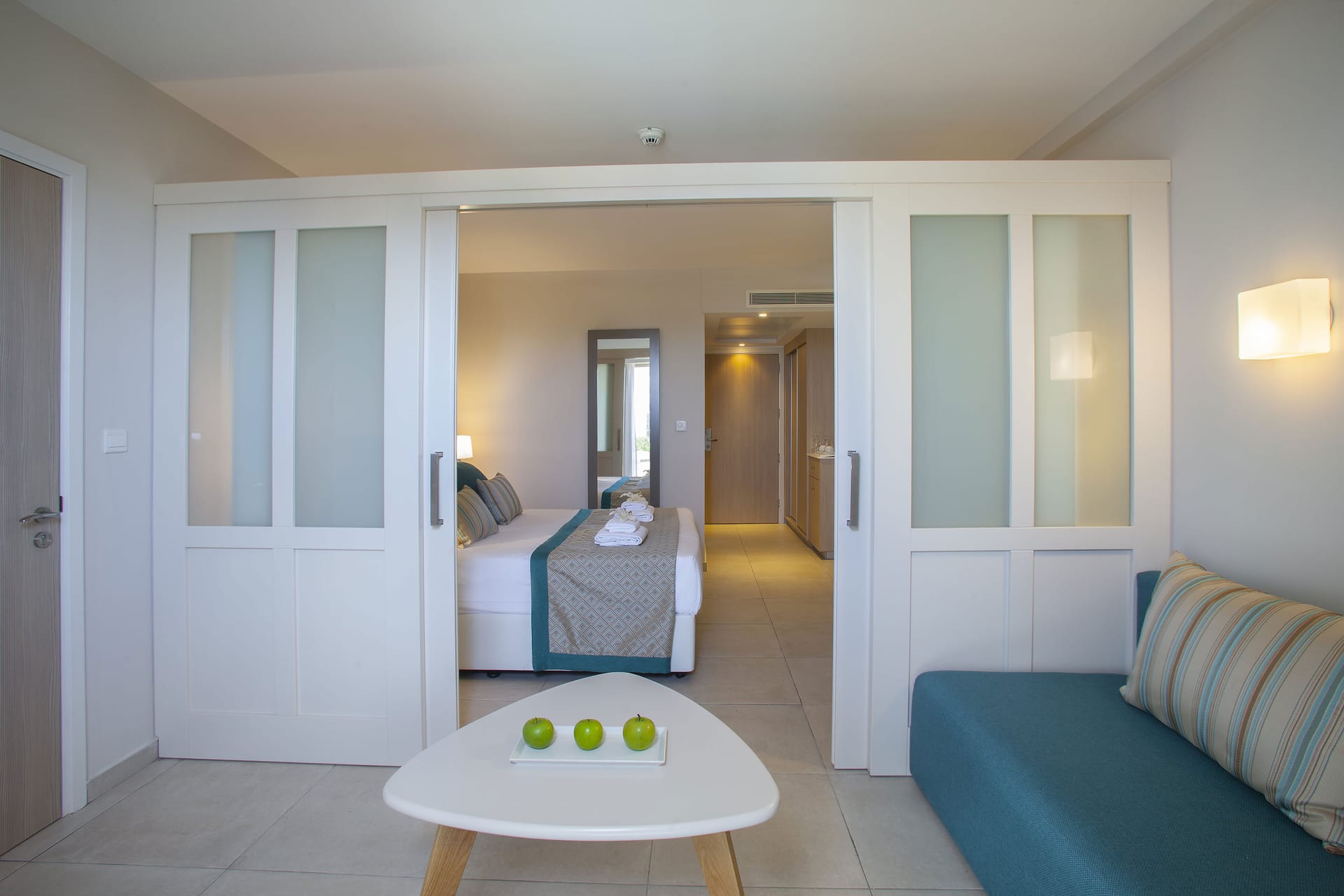 Family Room Sliding Doors Inland View - Atlantica Aeneas Resort, Ayia ...