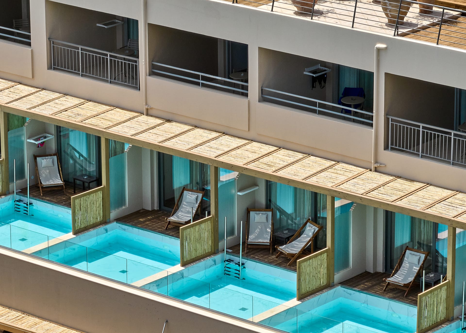 Superior Double Individual Pool Sea View - Blue Marine Resort & Spa ...