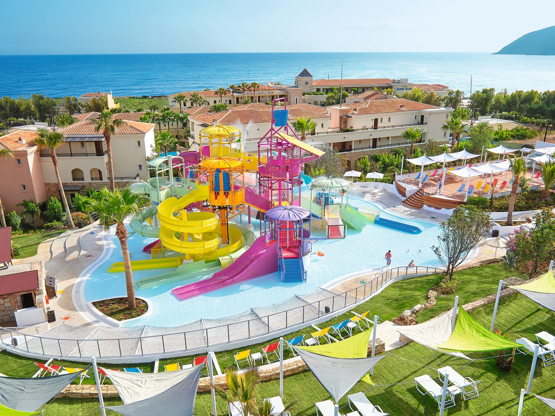Grecotel Marine Palace & Aqua Park Suites in Rethymno, Crete, Greece ...