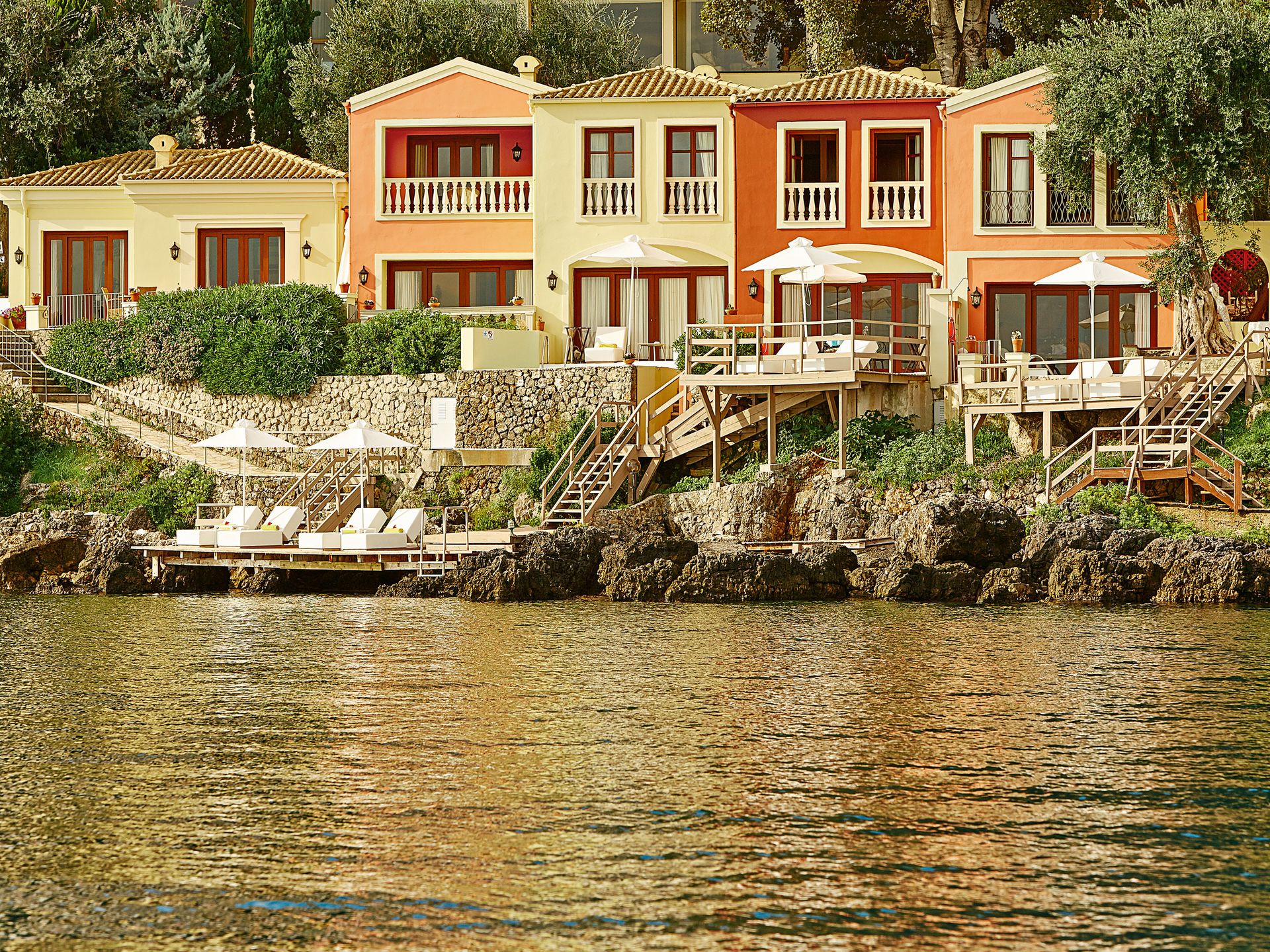 2-Bedroom Rock Villa Private Pool Waterfront Sea Deck - Corfu Imperial ...