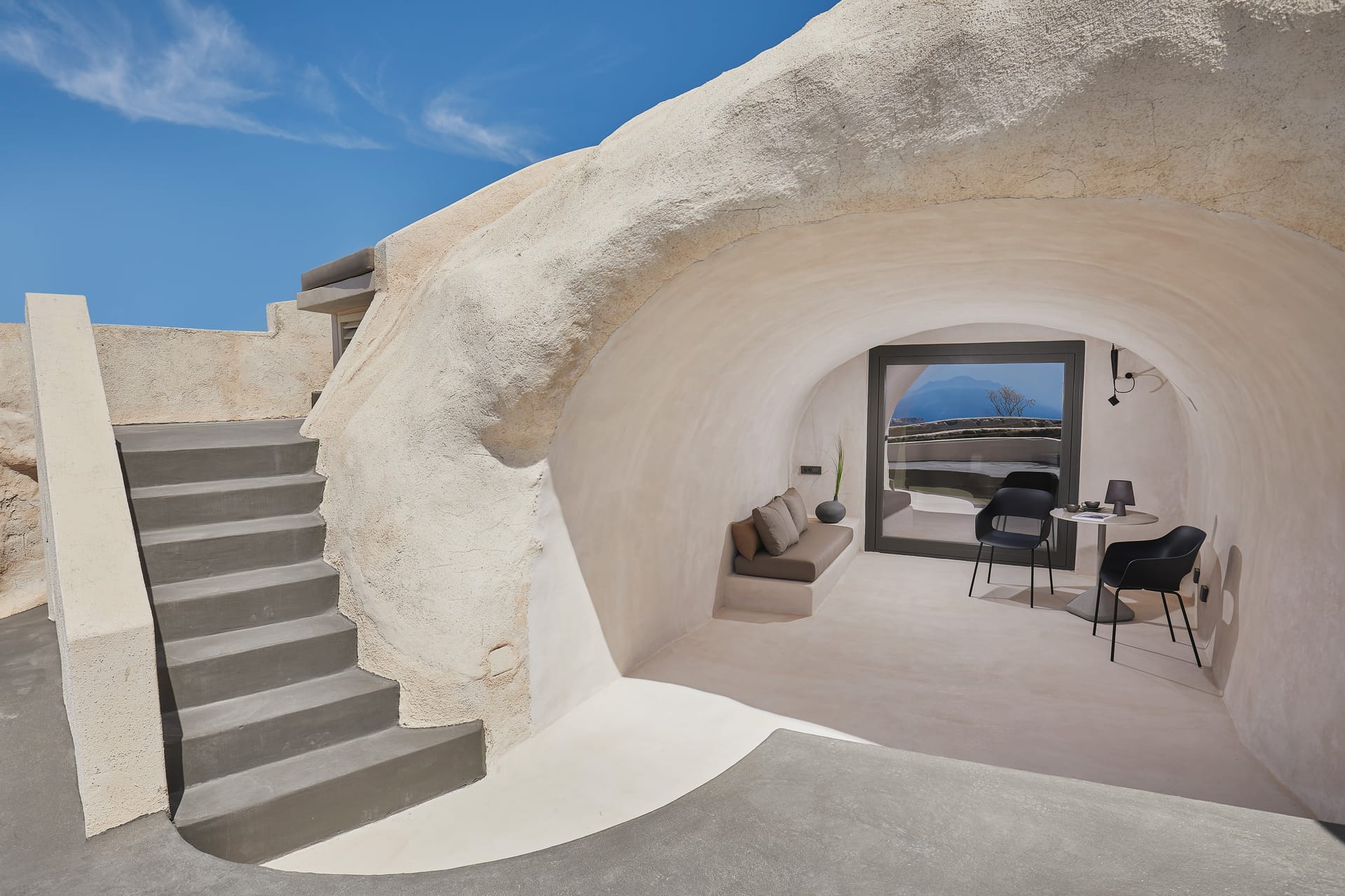 Cosmic Cave Suite with Outdoor Jacuzzi & Caldera View - Divine Cave ...