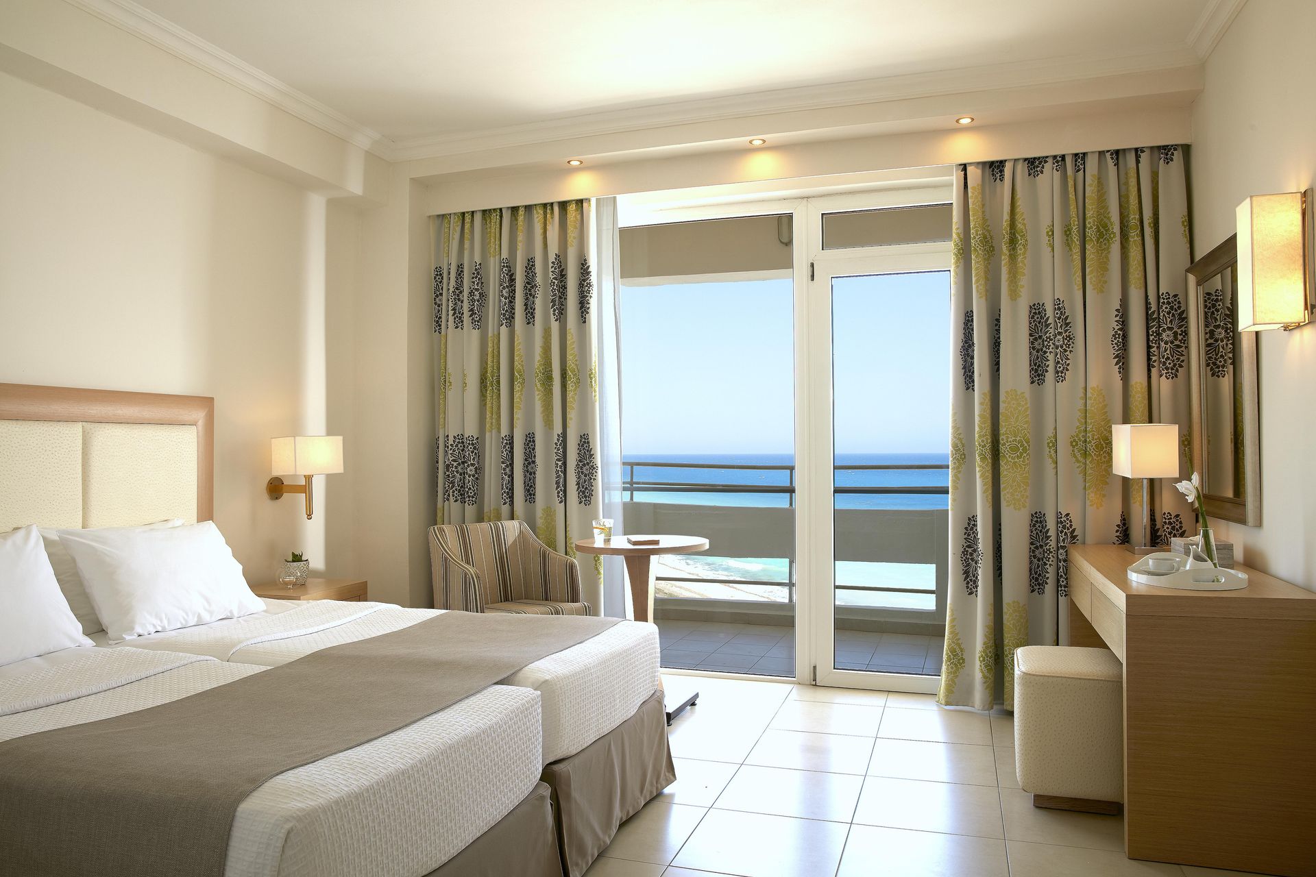 Superior Double Room Seafront View - Electra Palace Hotel Rhodes Resort ...