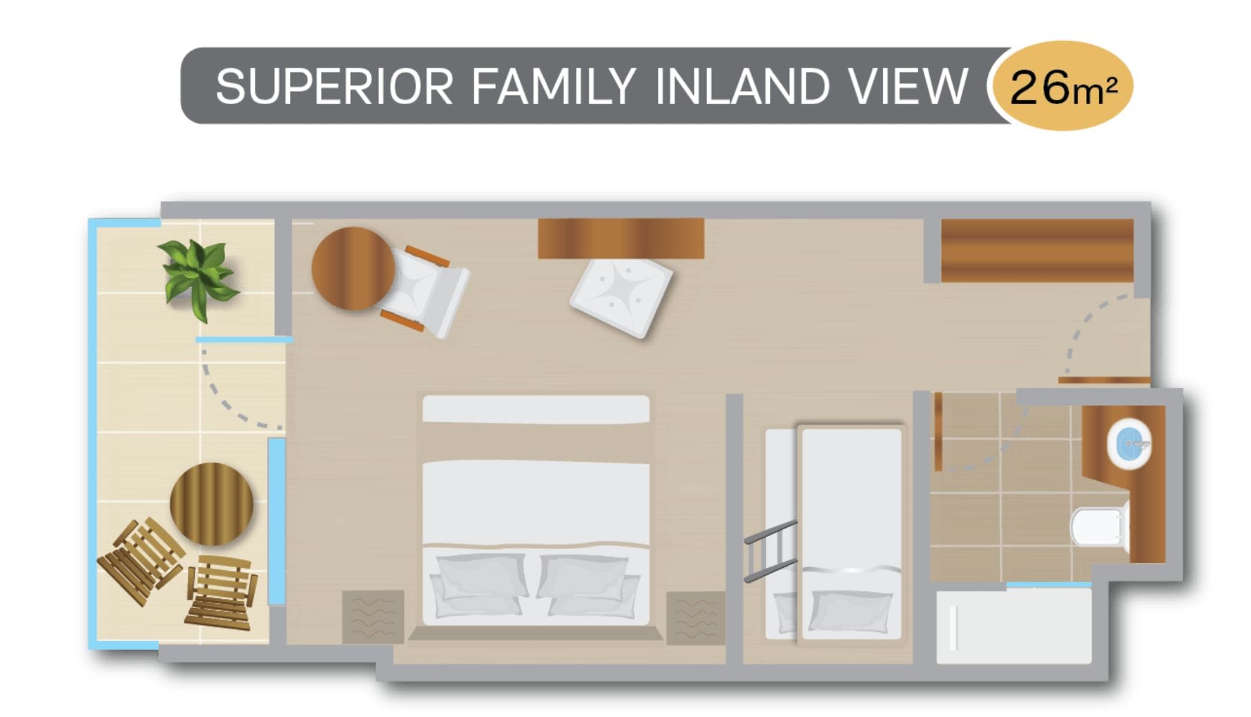 Superior Family Inland View - Golden Coast Beach Hotel, Cyprus | Book ...