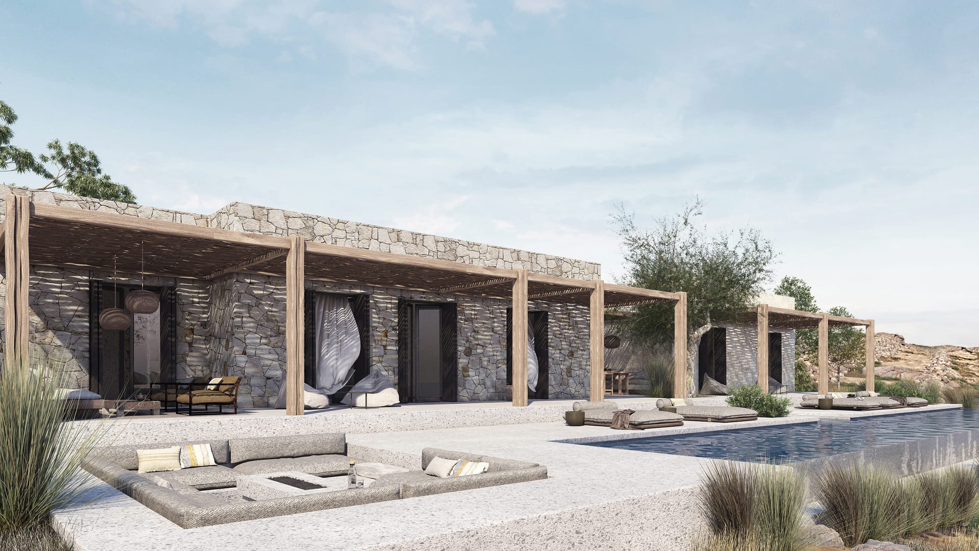 Cliff Front Three-Bedroom Villa with Outdoor Private Pool and Sea View ...