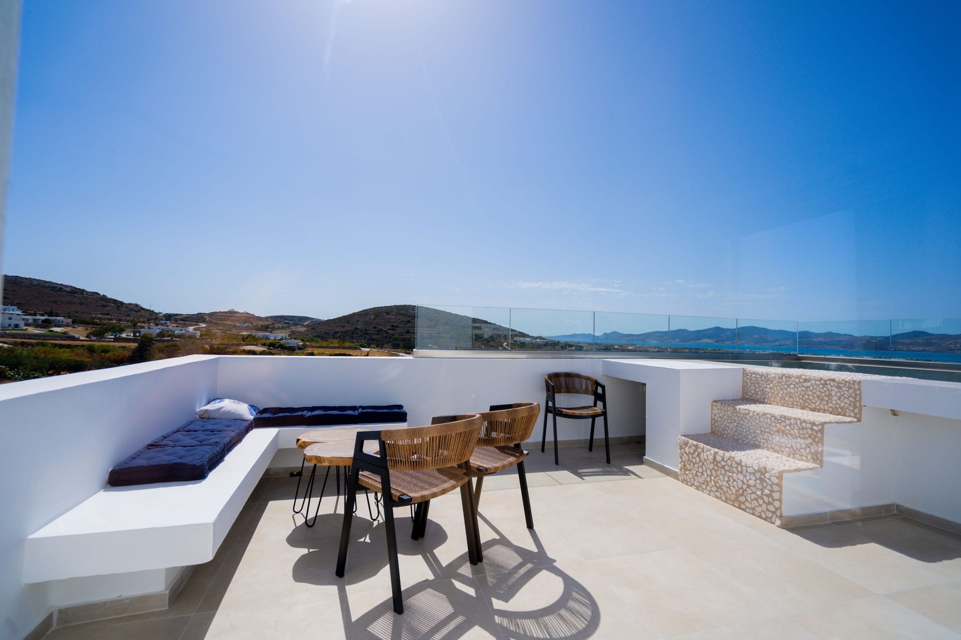 Blanc Two-Bedroom Suite with Private Pool and Sea View - Kouros Blanc ...