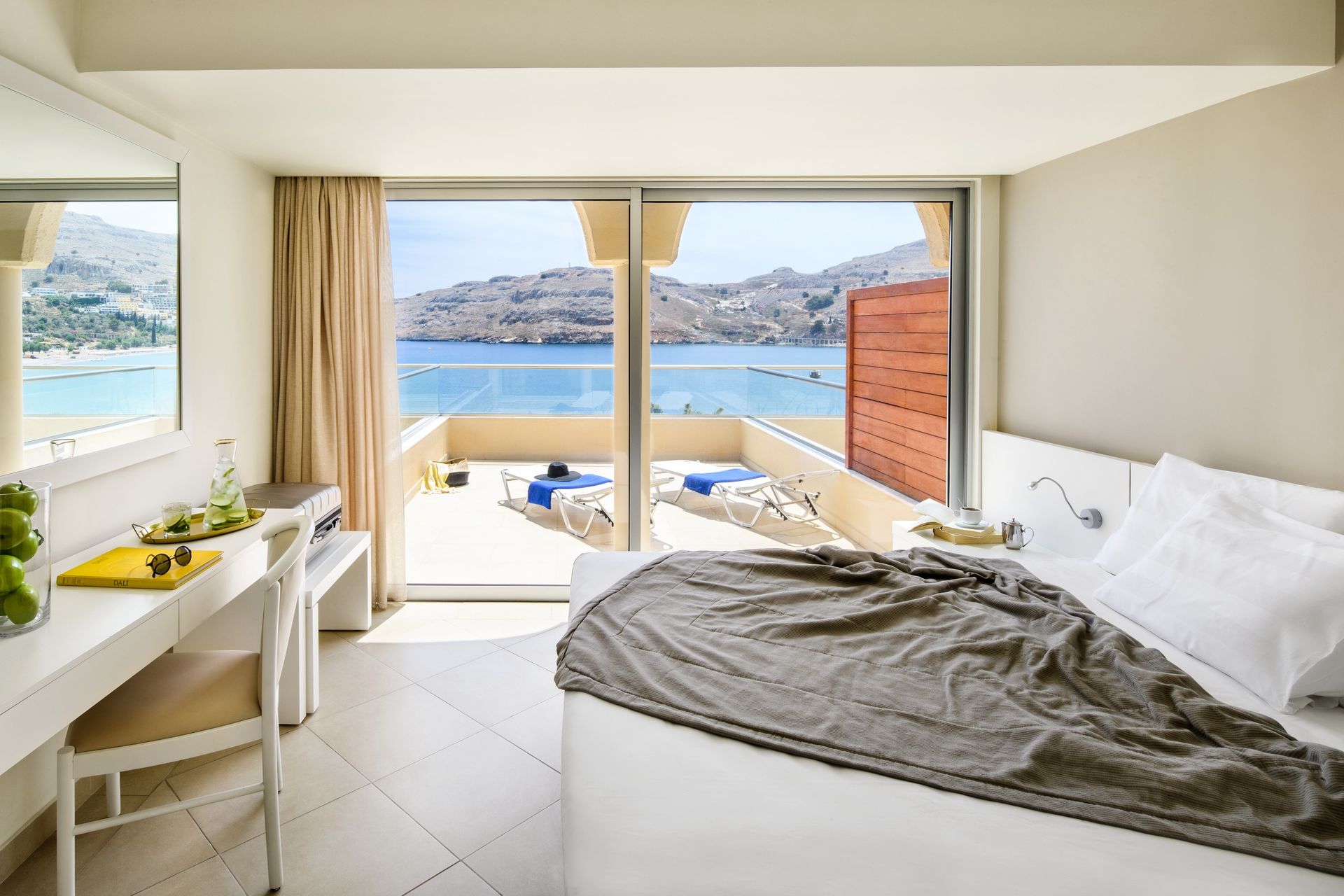 Deluxe Double Room Sea View - Lindos Royal Hotel in Lindos, Vlicha Area ...