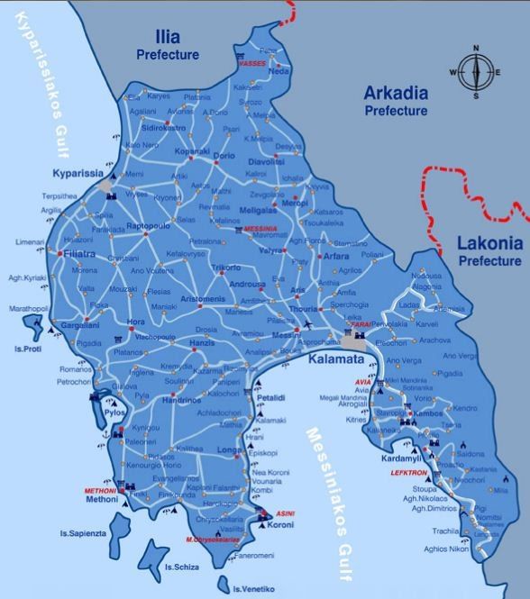 Map & directions - Belvedere Hotel Kalamata, Peloponnisos | Book Online