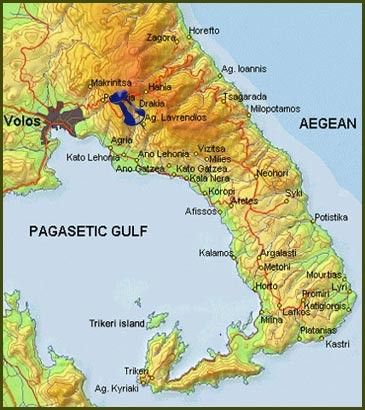 Map & directions - Palio Eleotrivio Agios Lavrentios Pelion Greece ...