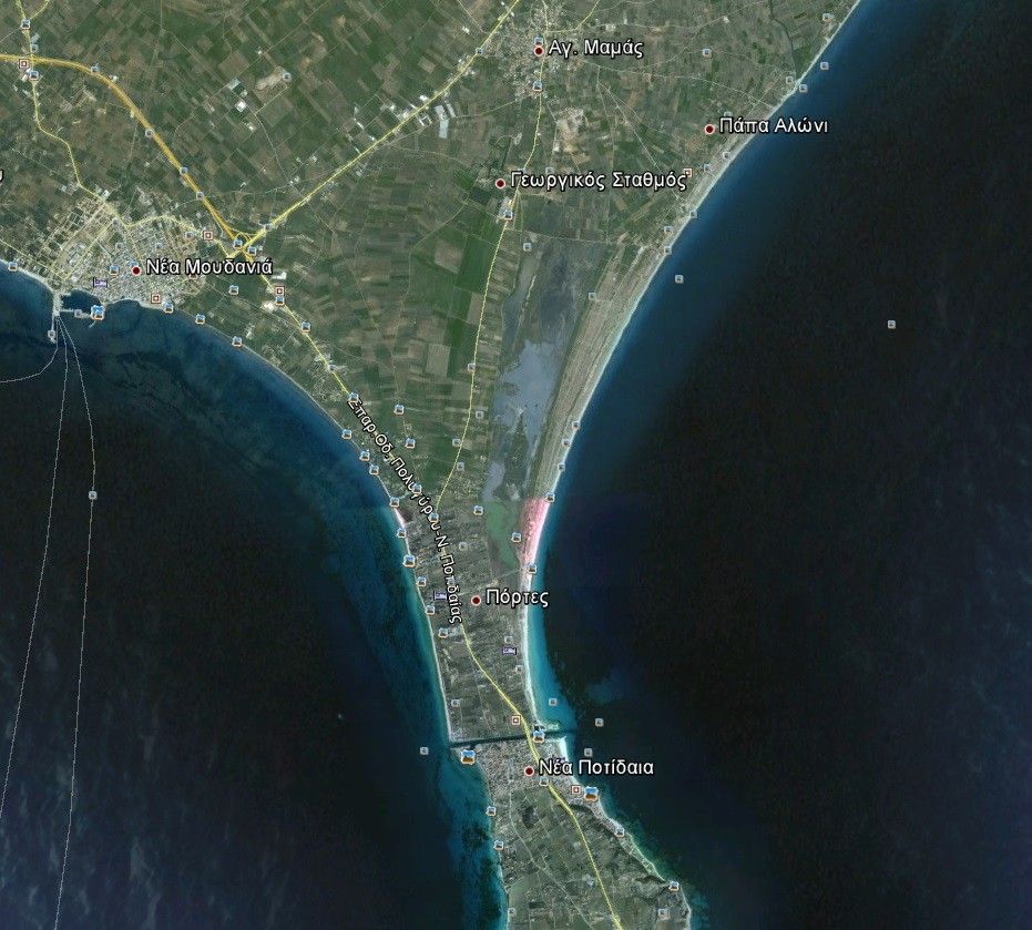 Map - Pomegranate Spa Hotel Nea Moudania Chalkidiki (Halkidiki) Greece ...