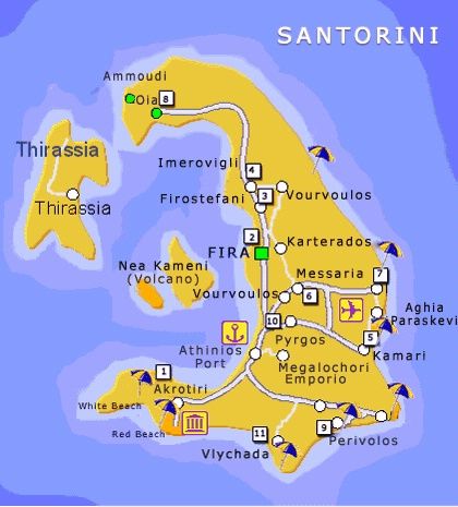 Map & directions - Canaves Oia Luxury Resorts | Luxury Hotel Santorini ...