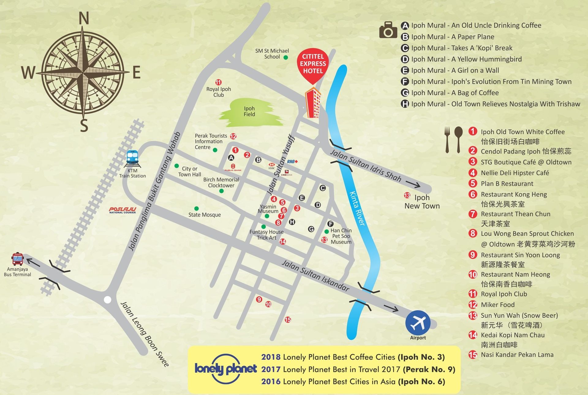 Map & directions - Cititel Express Ipoh – Book Online