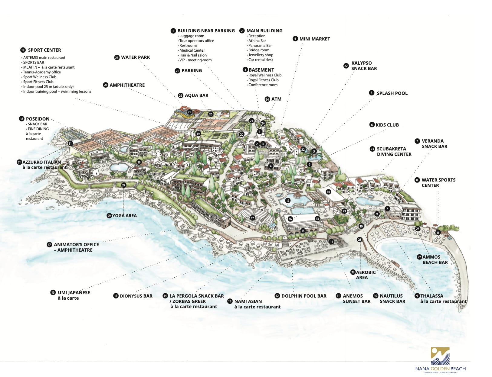 Map & directions - Nana Golden Beach| Book Online