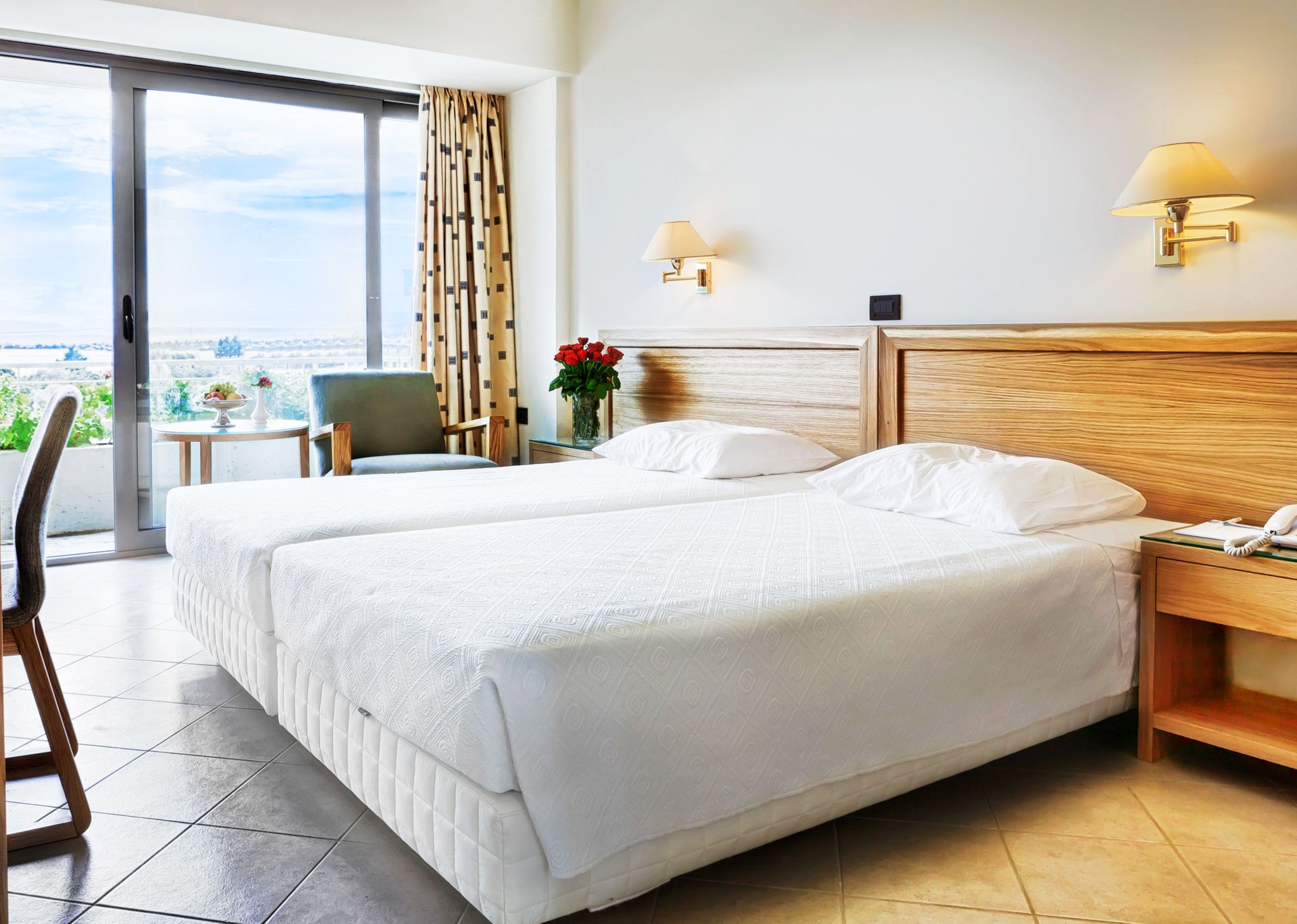 Standard Room with Partial Sea View - Miramare Hotel Eretria, Greece ...