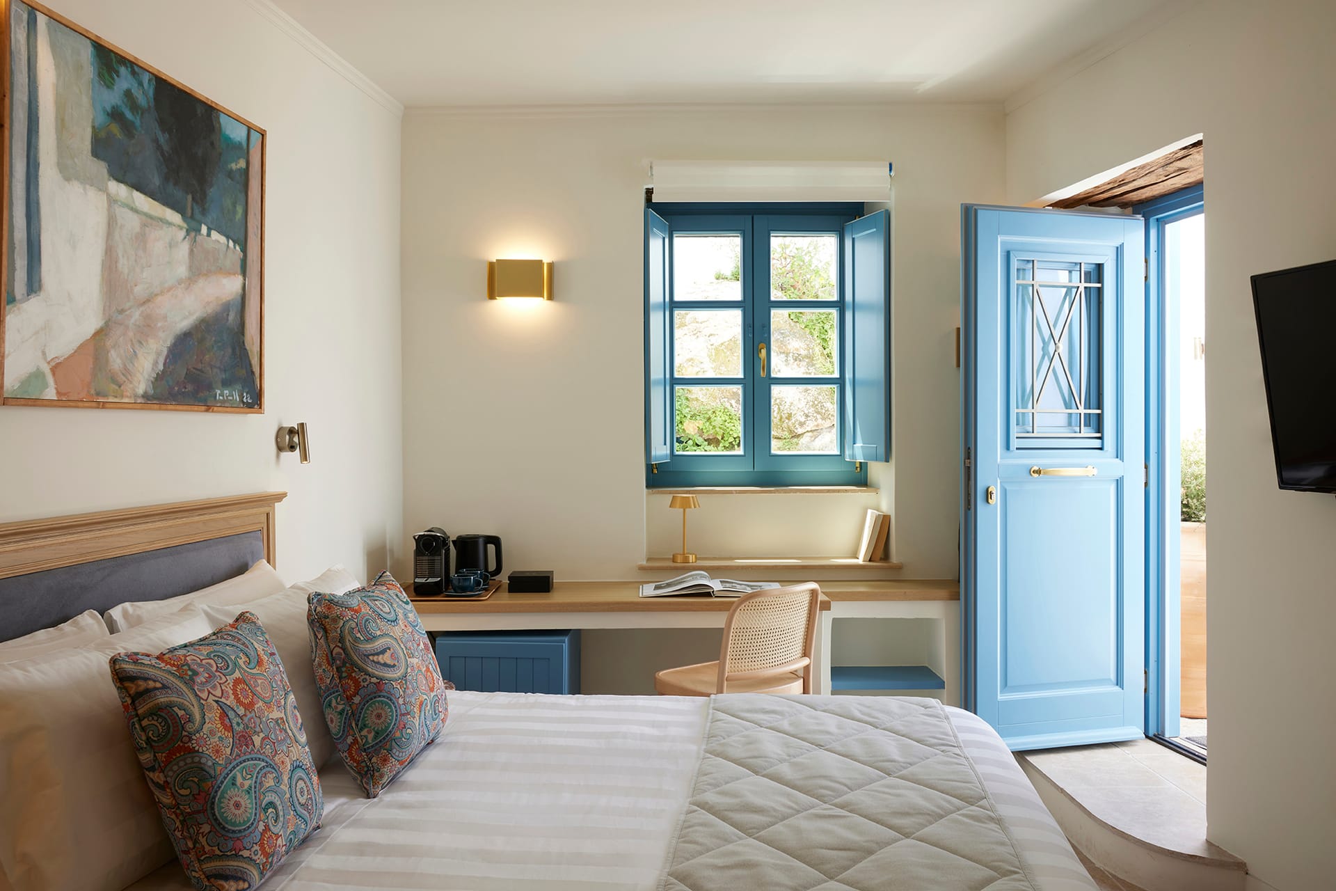 The Nido Cozy Double Room | New Luxury Building - Orloff Hotel Hydra ...