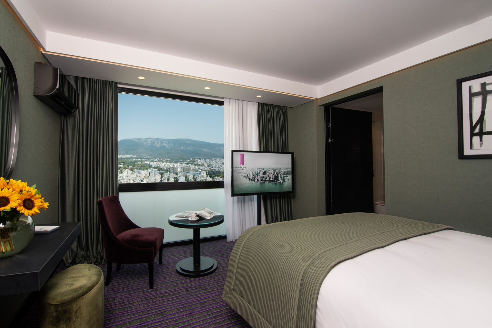Deluxe Single Panoramic View Room - President Hotel Athens, Greece ...