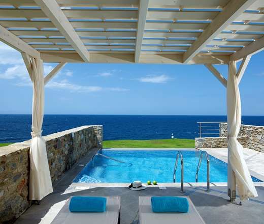 Luxury Room Sea Front with Private Pool - The Royal Blue Resort & Spa ...