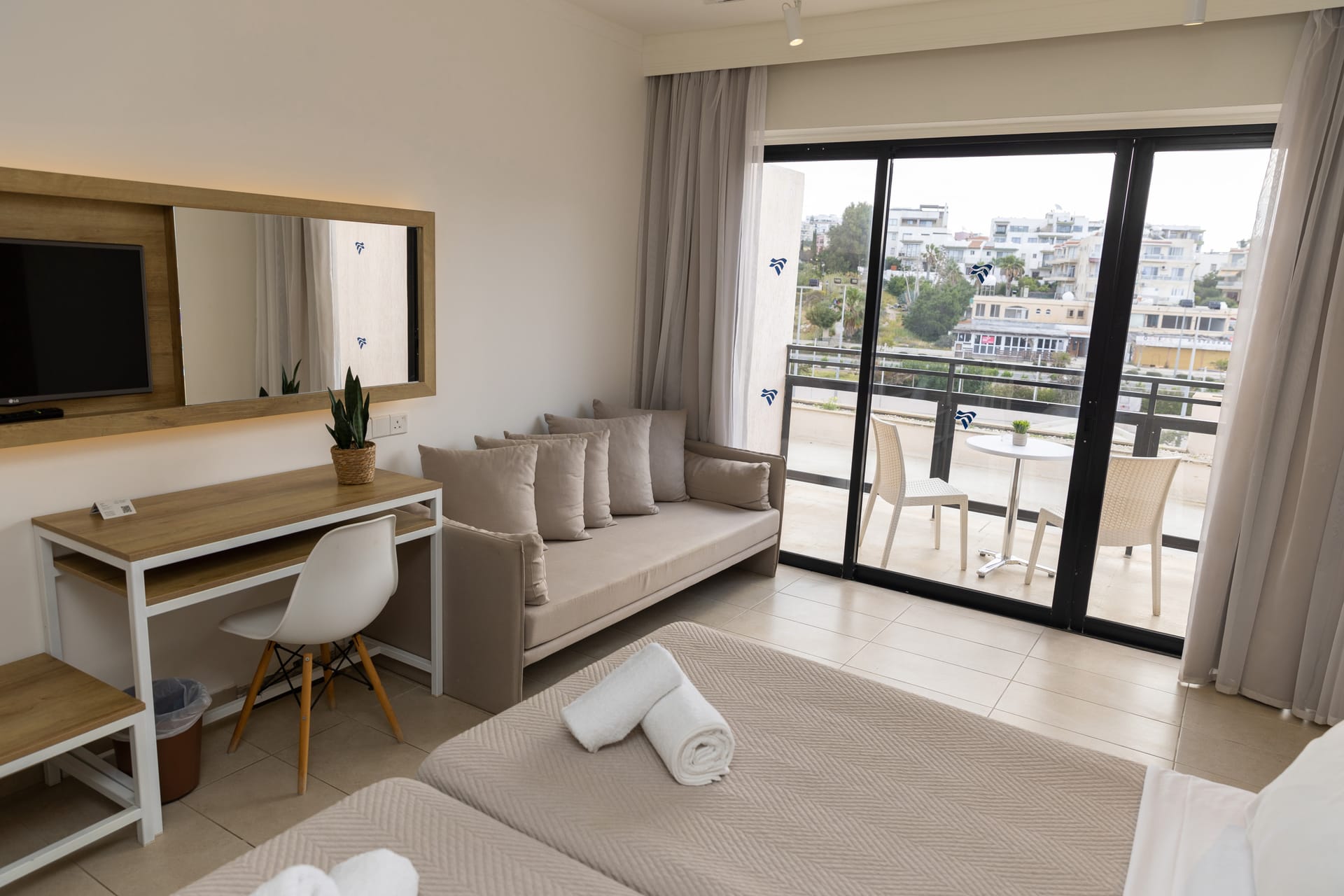 Twin Room with Inland View - Venus Beach Hotel, Paphos, Cyprus | Book ...